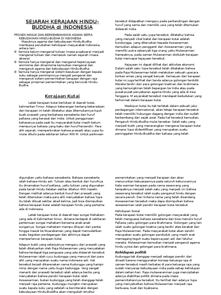 Gambar Sejarah Kerajaan Hindu Gambar Huruf Pallawa Bahasa Sansekerta di ...