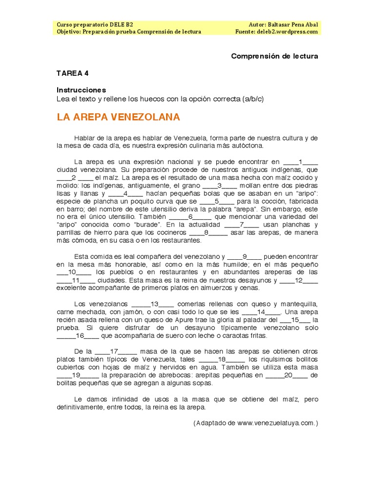 La Arepa Venezolana PDF | PDF | Cocina | Cocina occidental