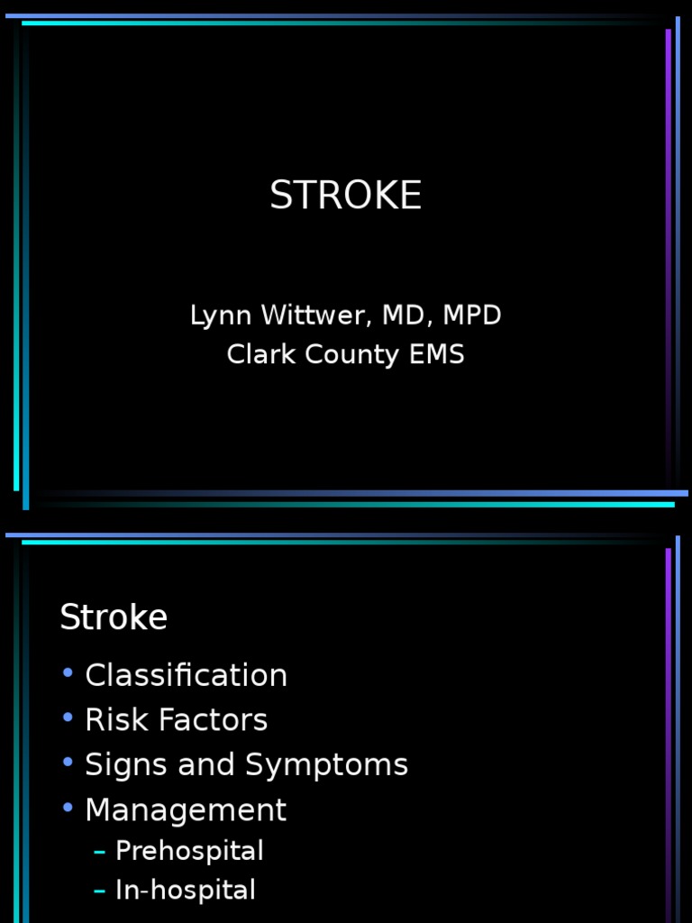 Stroke 1 | Download Free PDF | Stroke | Neurology