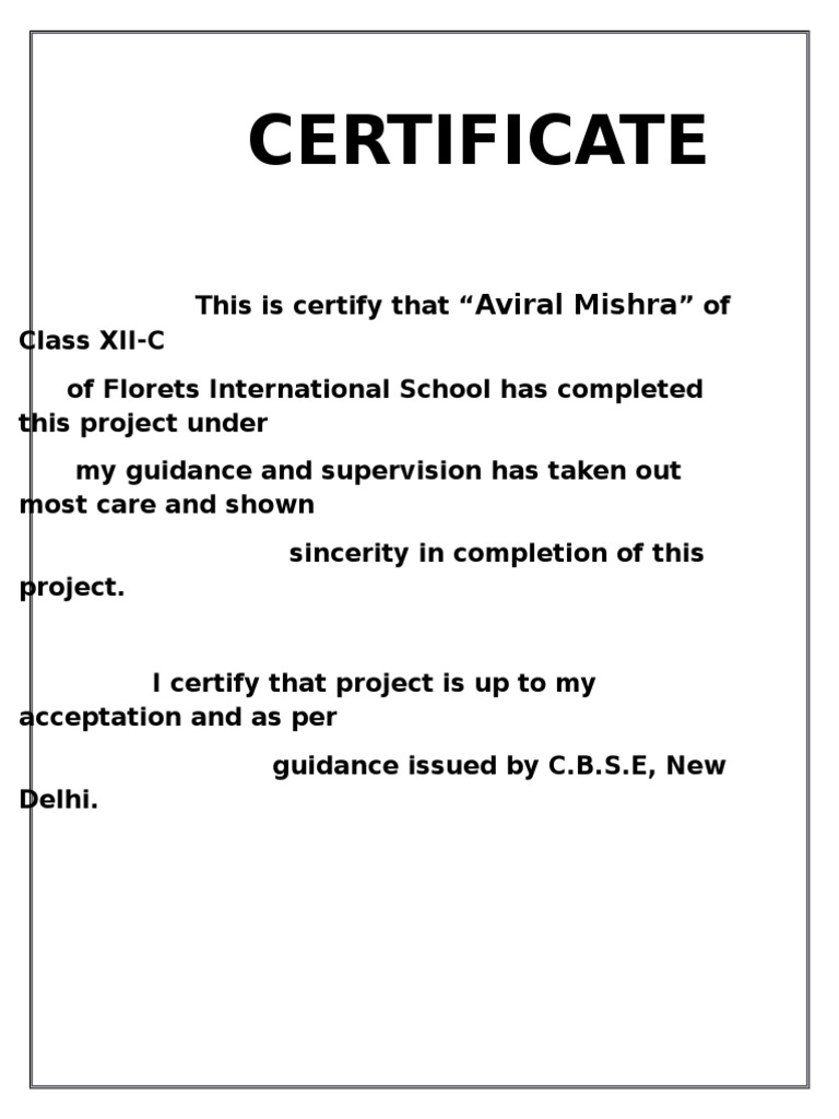 Certificate: Aviral Mishra | PDF