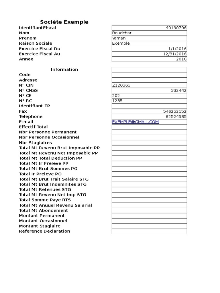 Traitement de Salaire 2017 ( Etat 9421) EDI | Business