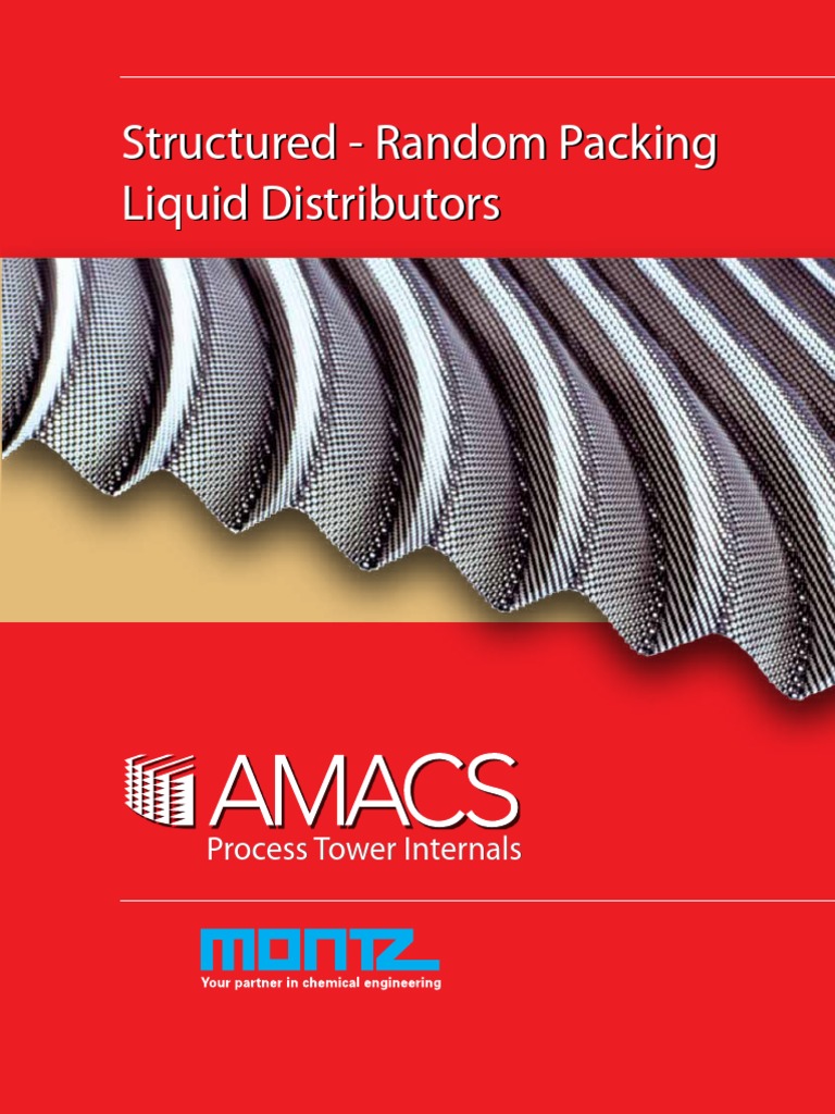 Structured Packing Liquid Distributors | PDF | Distillation | Vacuum