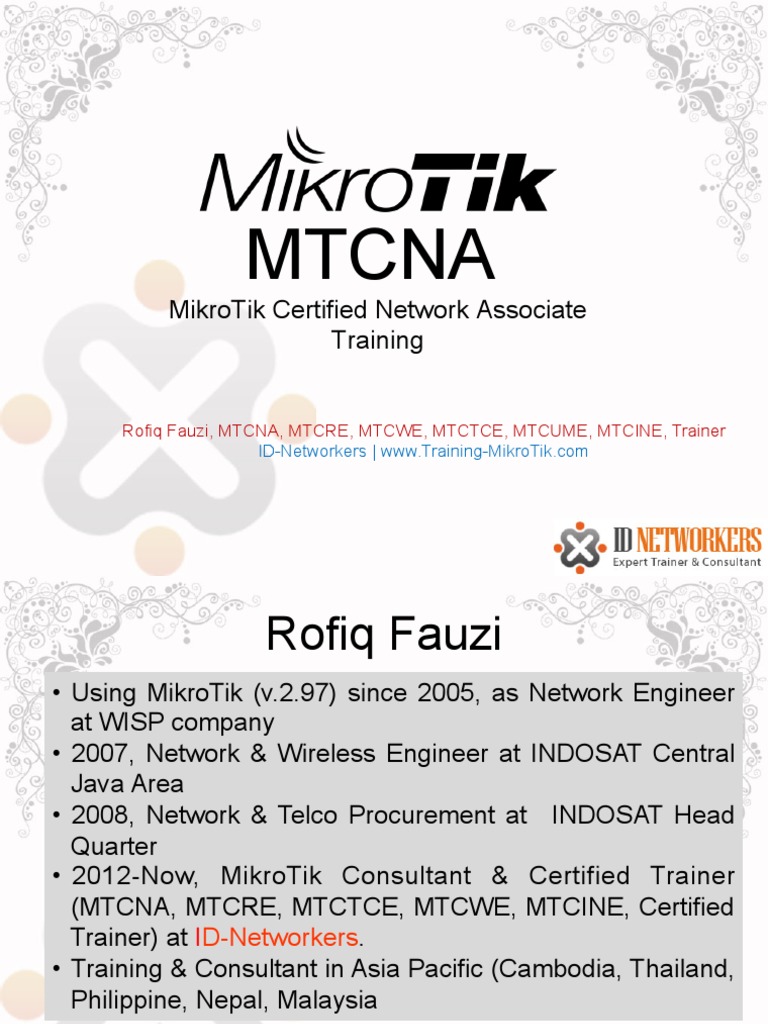 MTCNA Certification Training Overview | PDF | Business