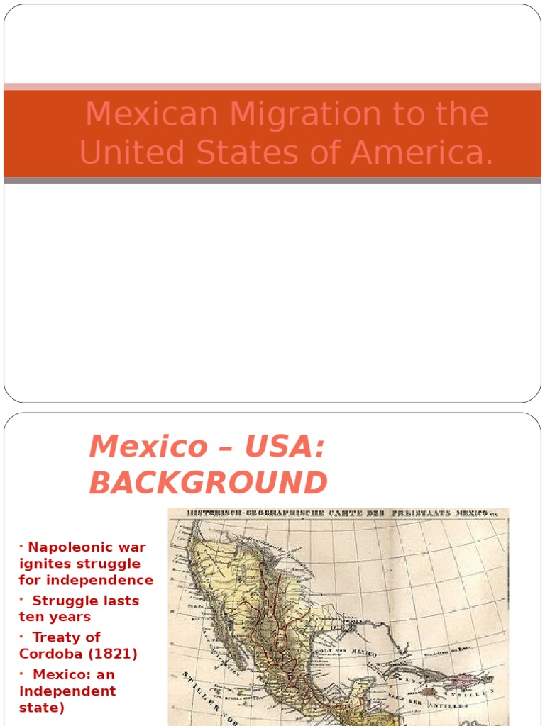 Mexican Migration to the U.S.: History & Impact | PDF | Immigration ...