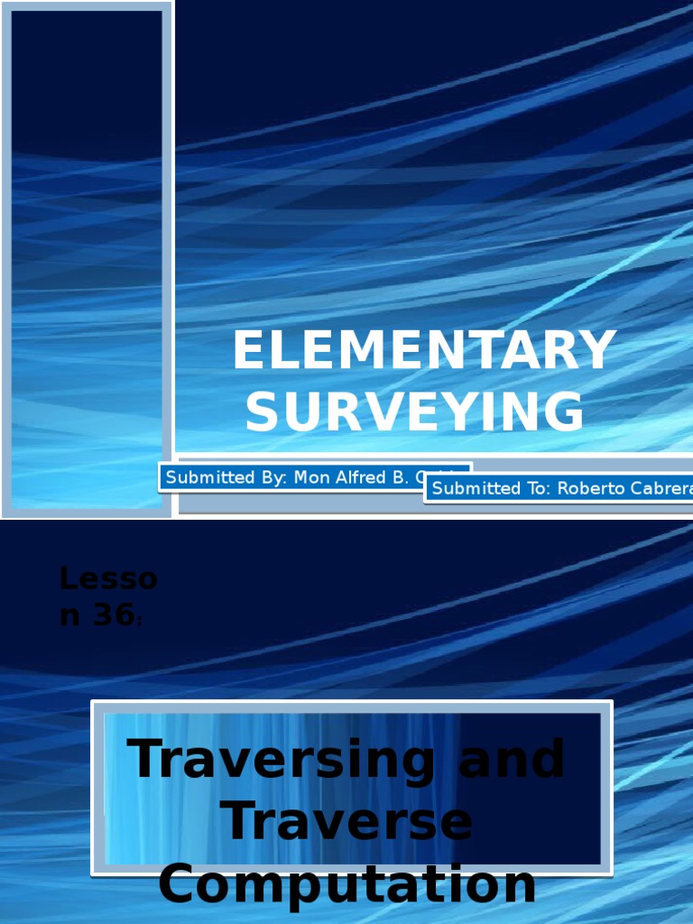 Elementary Surveying | PDF | Fraction (Mathematics) | Surveying