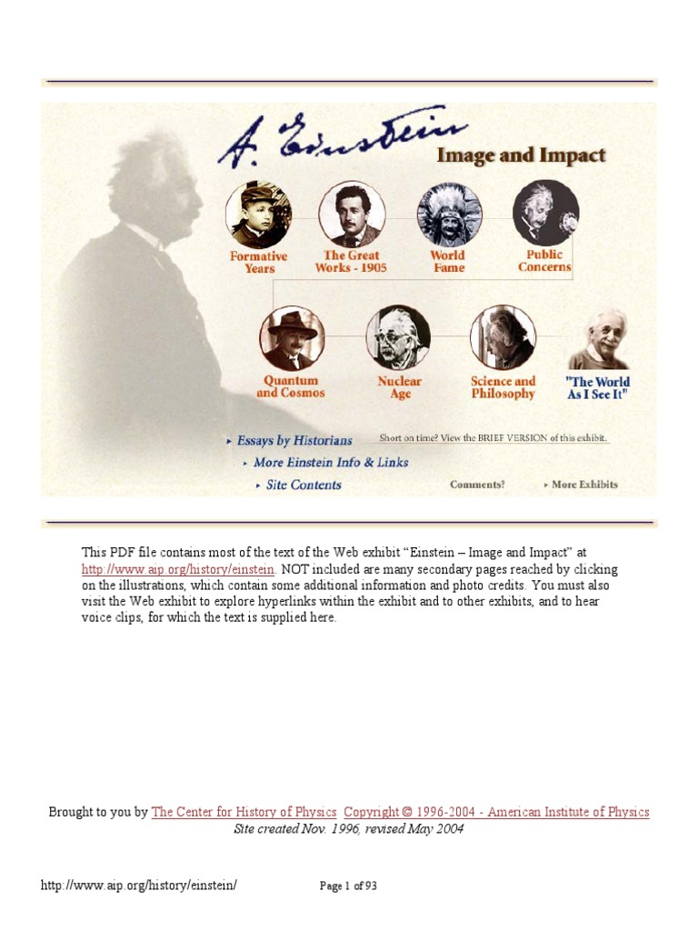 Einstein PDF | PDF | Albert Einstein | General Relativity