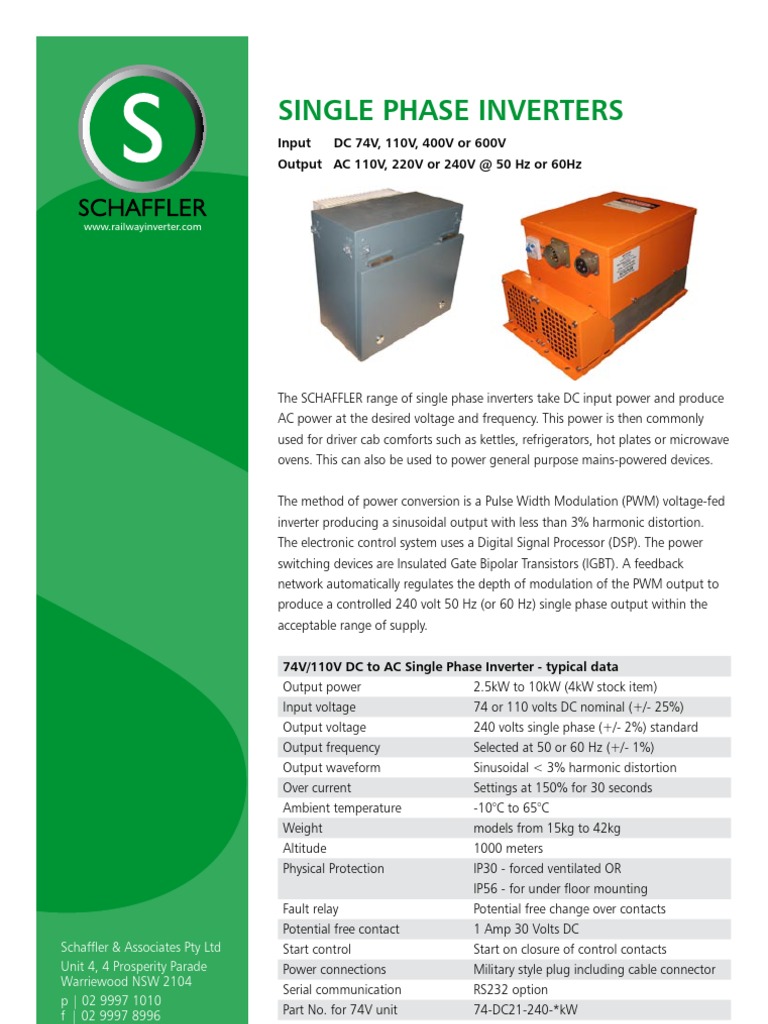 Single Phase Inverter | PDF | Power Inverter | Electrical Engineering