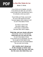 The Will to Win: A Poem by Berton Braley | PDF