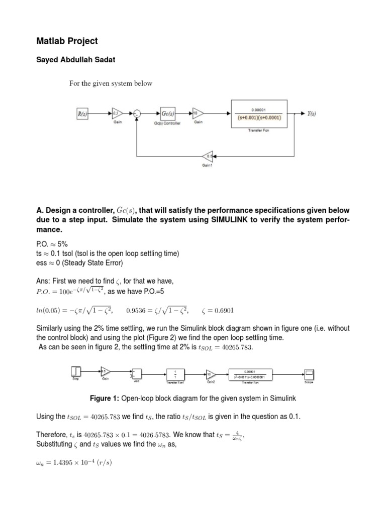 Digital Control Theory Project | PDF | Control Theory | Systems Science