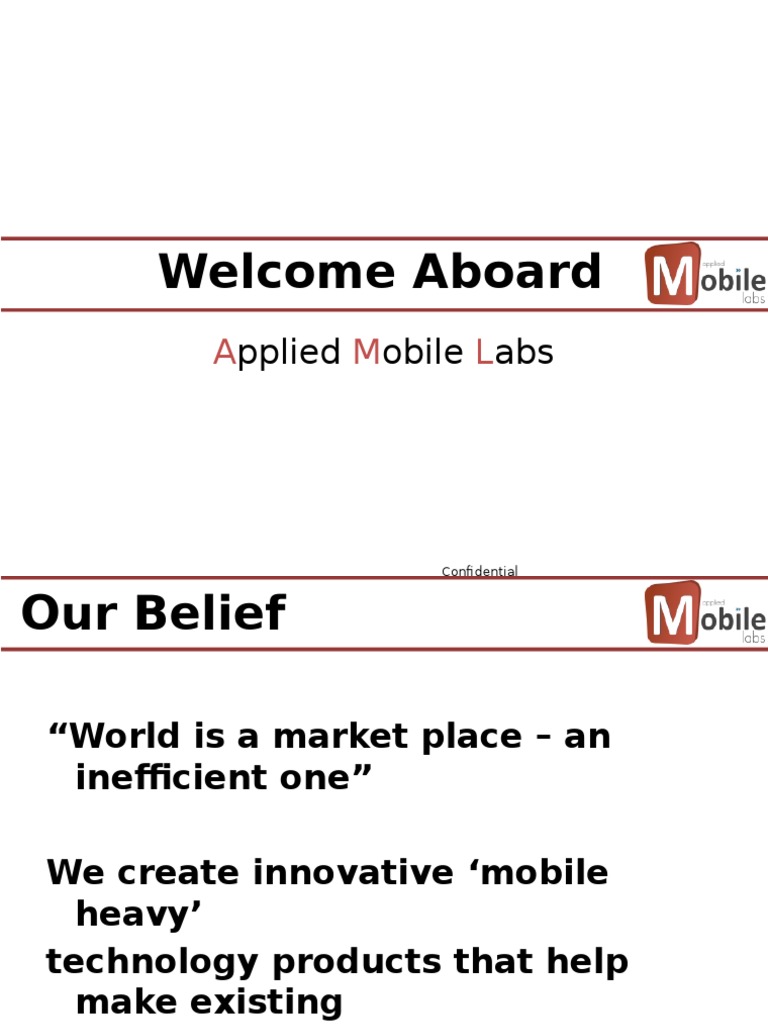 AML Induction Presentation 1.3 | PDF | Entrepreneurship | Chief ...