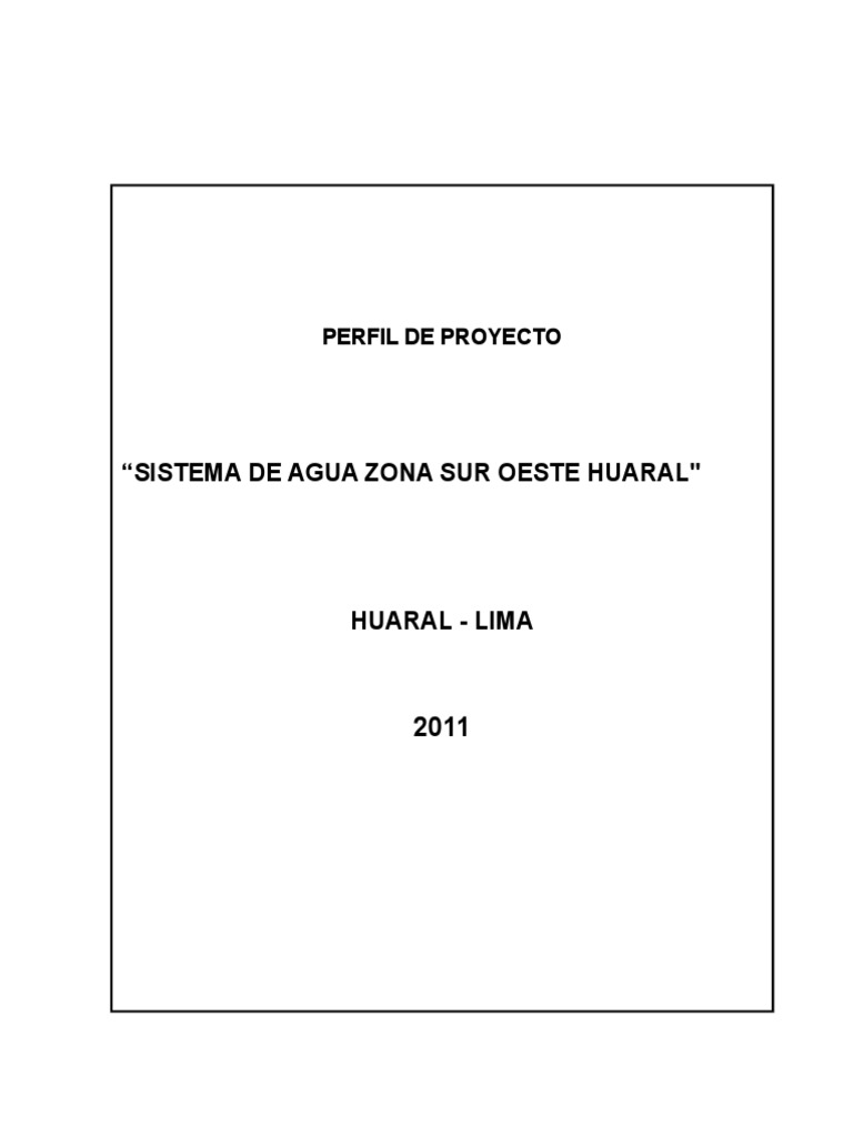FORMAT - Costo Benefic HUARAL | PDF | Water Supply | Transport