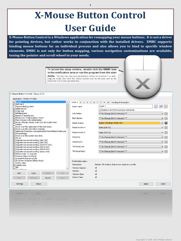 X Mouse Button Control User Guidepdf Button Computing Computer Keyboard 9233
