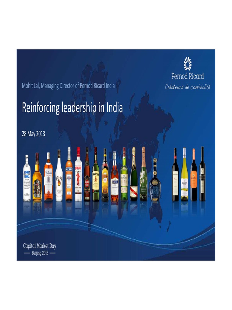 Pernod Ricard India Presentation | Scotch Whisky | Brand
