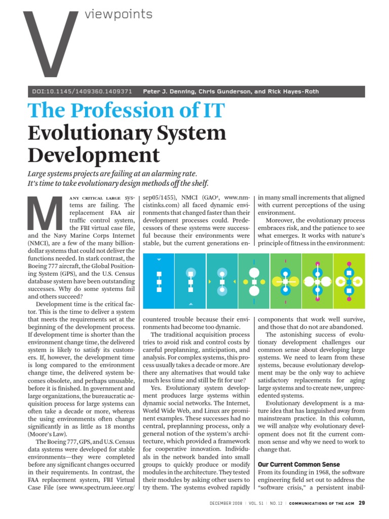 The Profession of It: Evolutionary System Development | PDF | Agile Software Development ...
