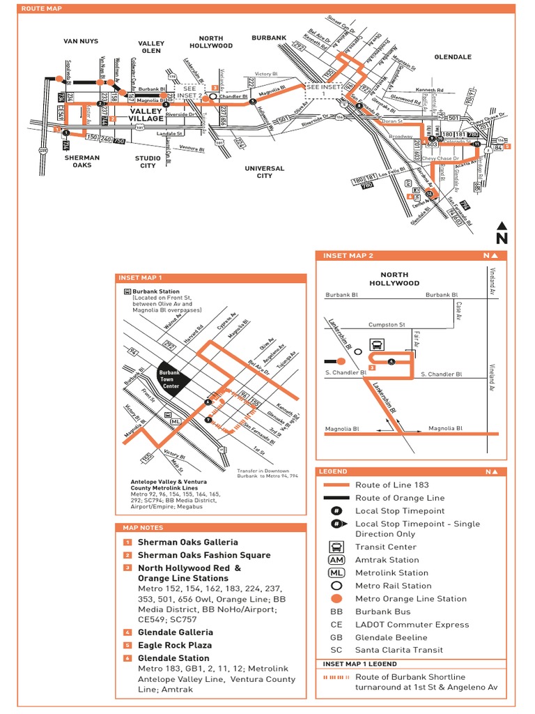 Schedule and Times for Sunday and Holiday Bus Service on Route 183 ...