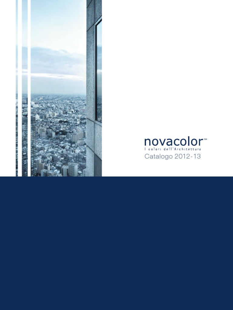 Novacolor Catalogo 2012-2013 PDF | PDF | Industries | Manmade Materials