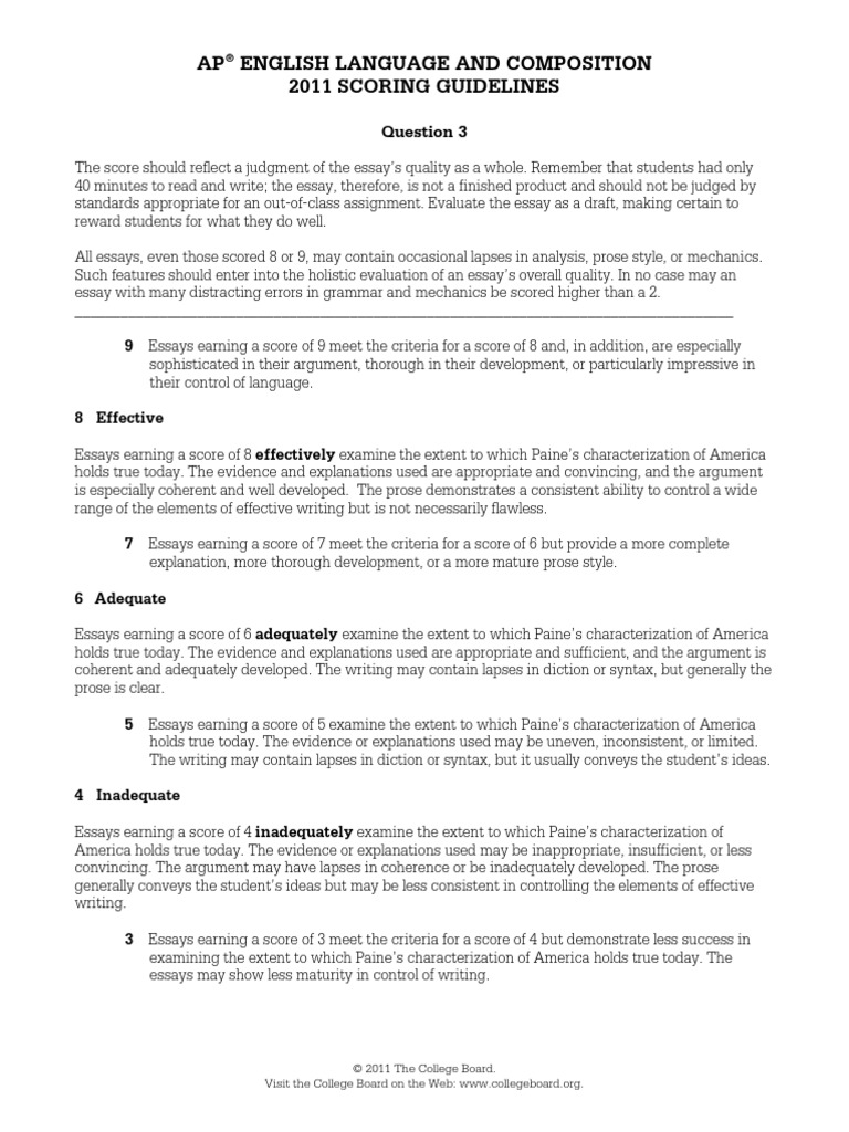 Ap11 English Language q3 Student Samples | PDF | Essays | Epistemology