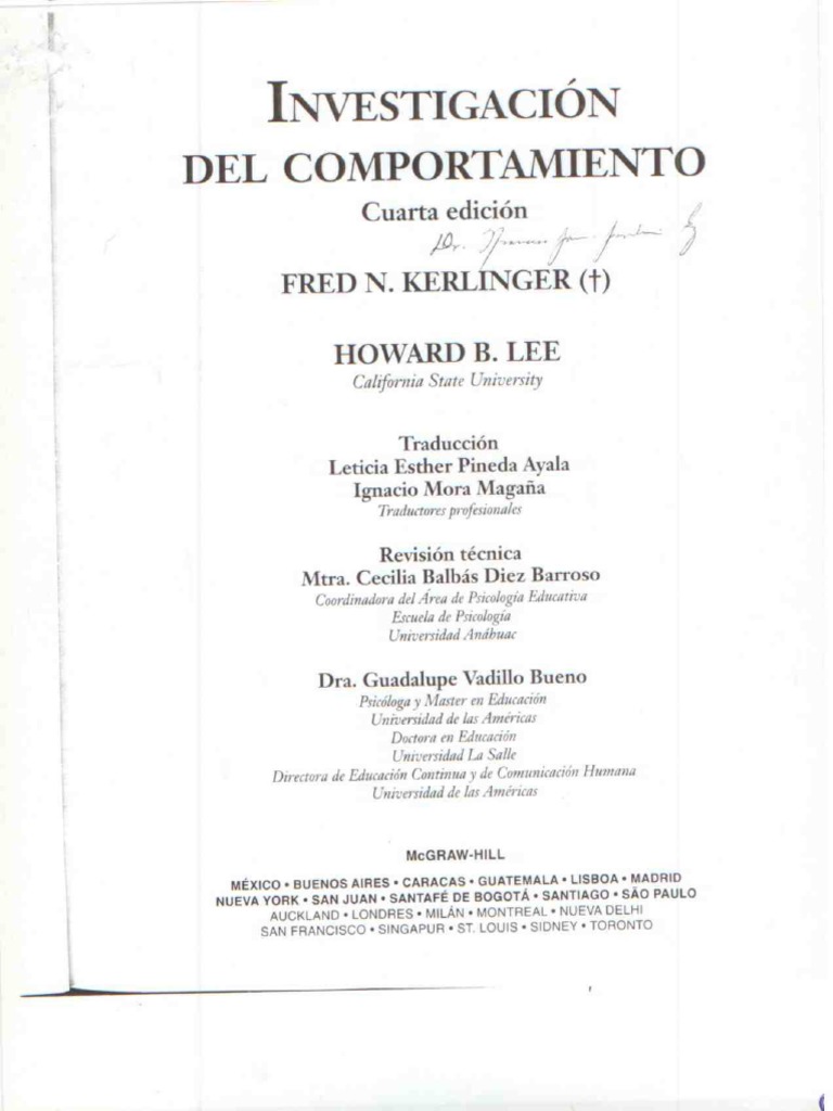 Cap. 29 - Kerlinger | PDF
