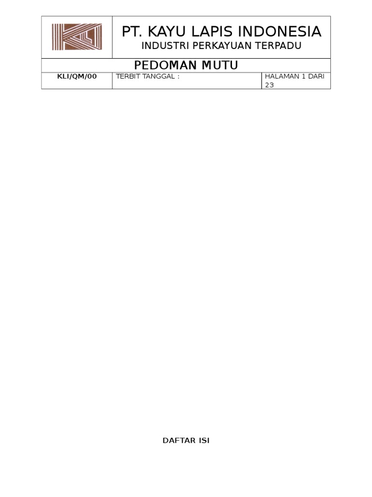 Pedoman Sistem Mutu ISO 9001-2015 | PDF