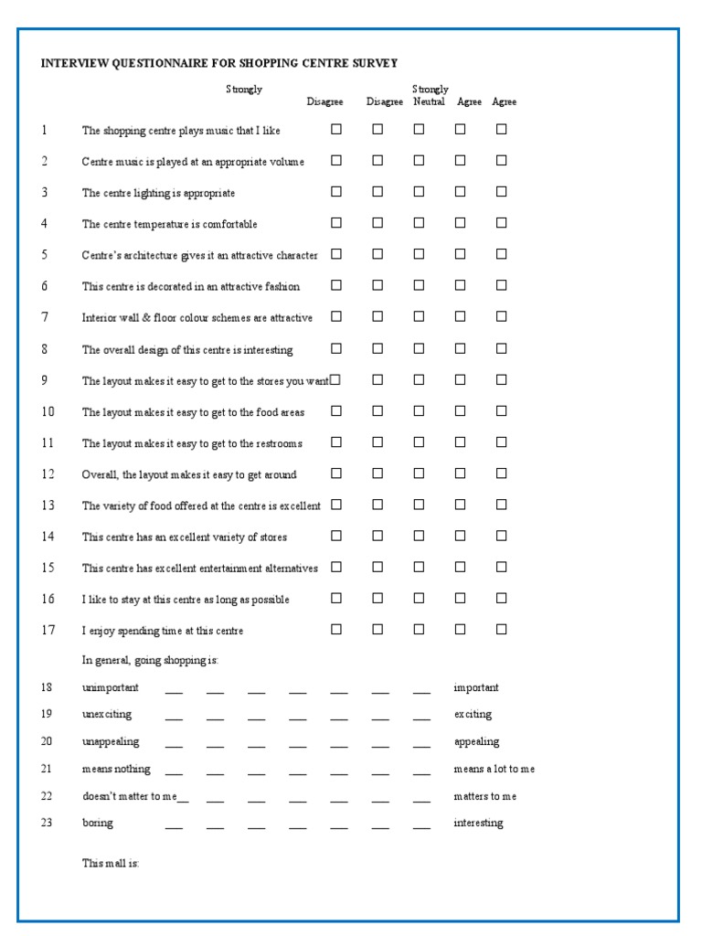 LLY Questionaire 2 | PDF