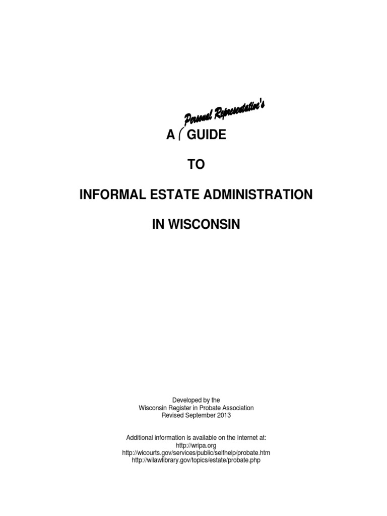 Probate Guide To Estate Administration | PDF | Probate | Will And Testament