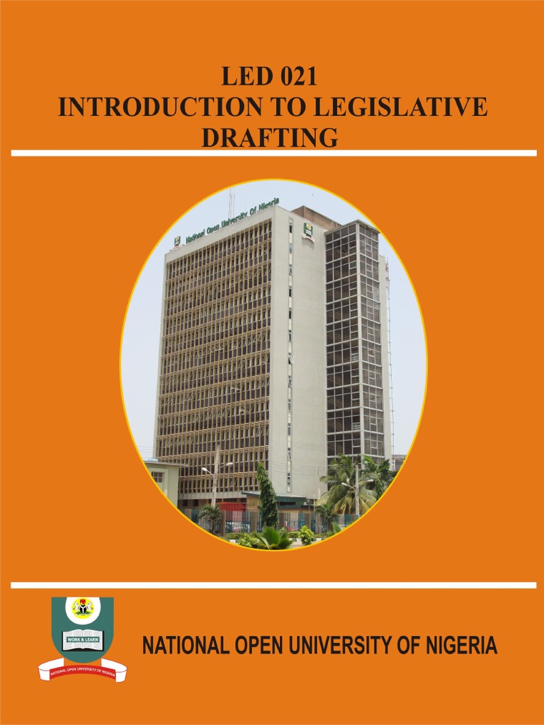 Introduction To Legislative Drafting | PDF | Technical Drawing | Educational Assessment