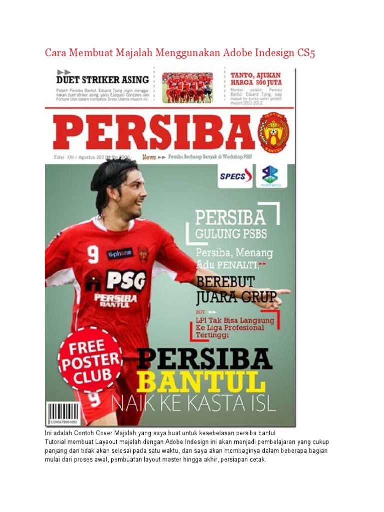 Cara Membuat Majalah Menggunakan Adobe Indesign CS5 | PDF