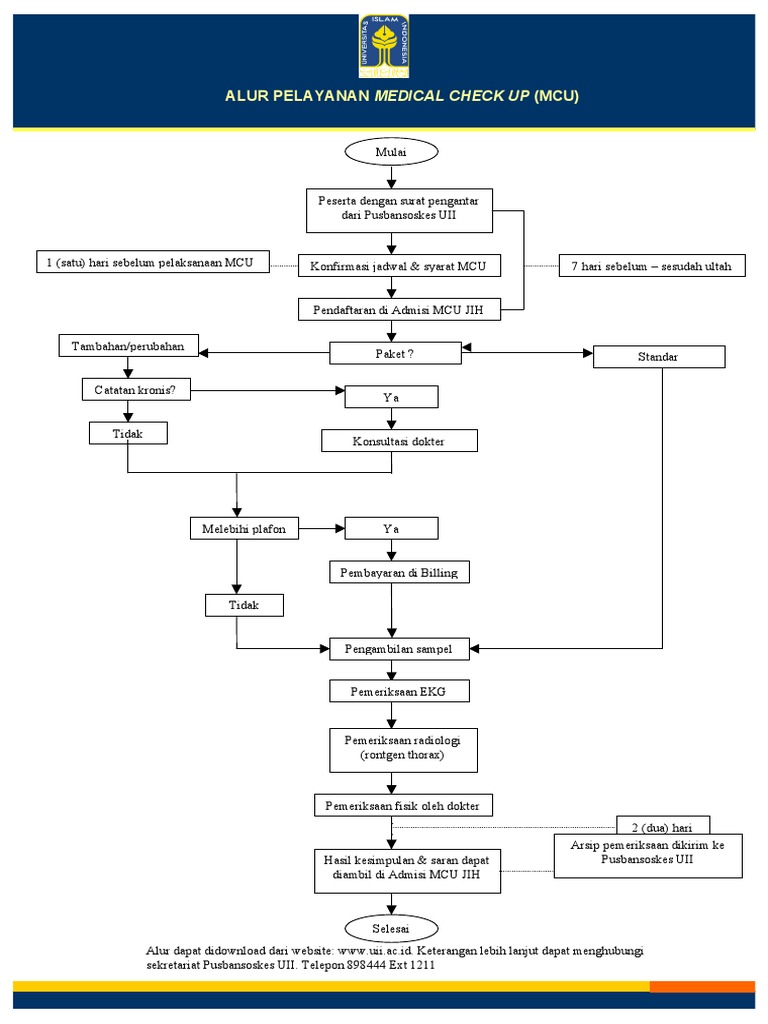 Alur Medical Checkup | PDF