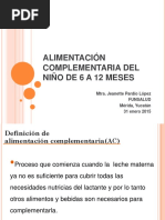 Guía de Alimentación Del Ninoa Menor de 2 Años Guía de Alimentación ...
