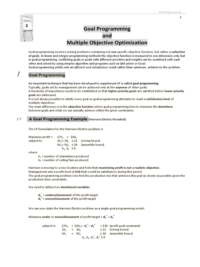 Goal Programming | Download Free PDF | Coal | Taxes