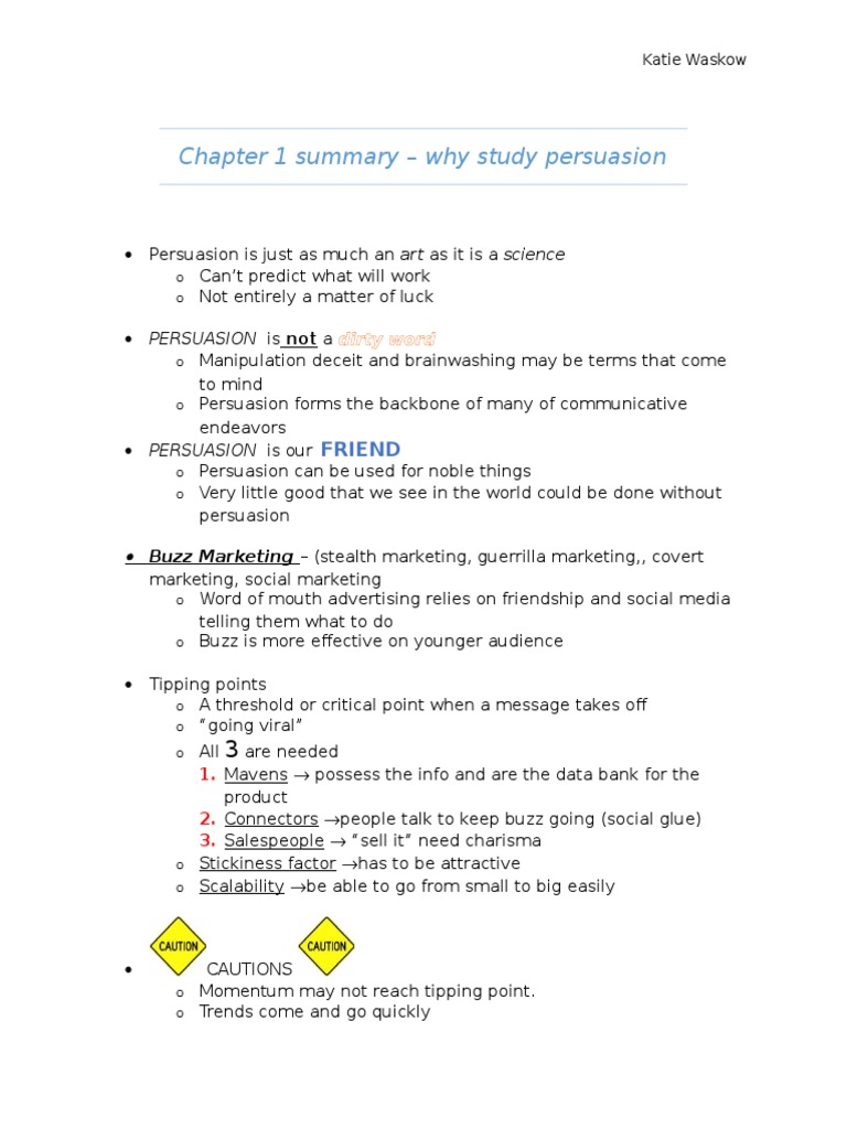 Chapter 1 Summary | PDF