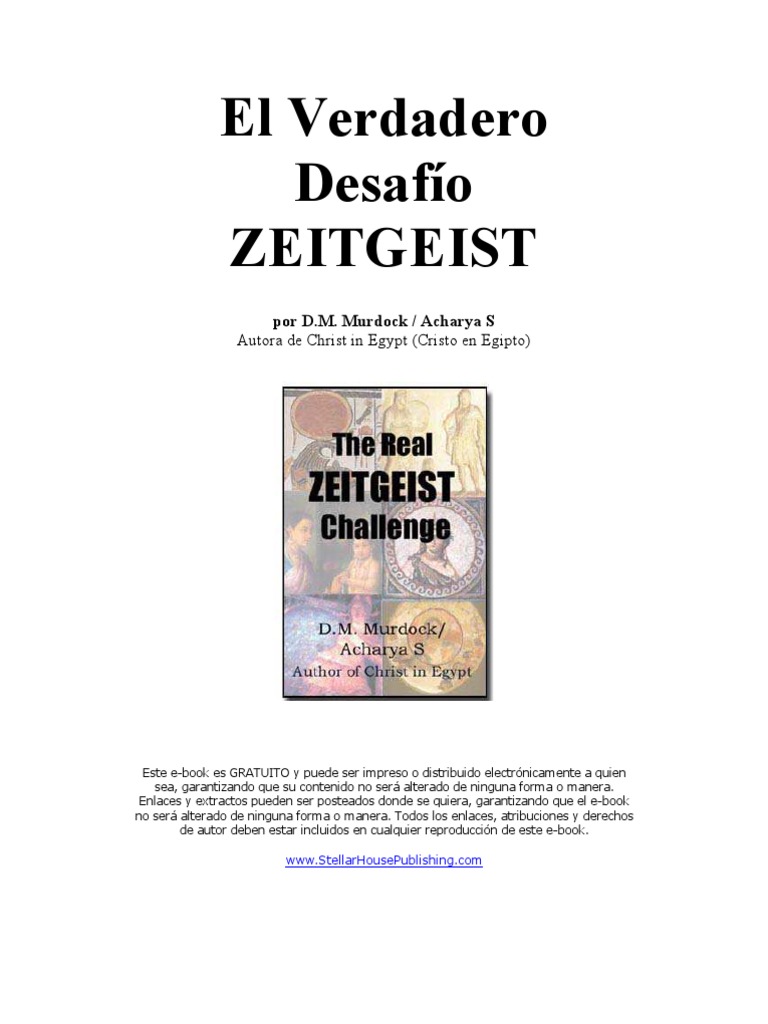 El Verdadero Desafio ZEITGEIST | PDF