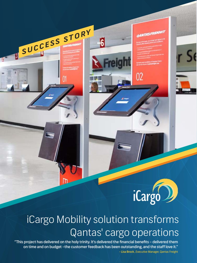 ICargo Mobility Qantas | Business Process | Cargo