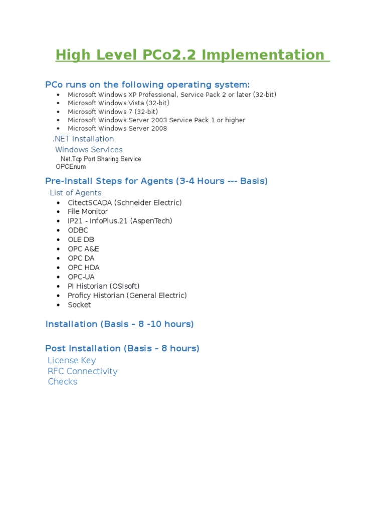 High Level PCo2 | PDF