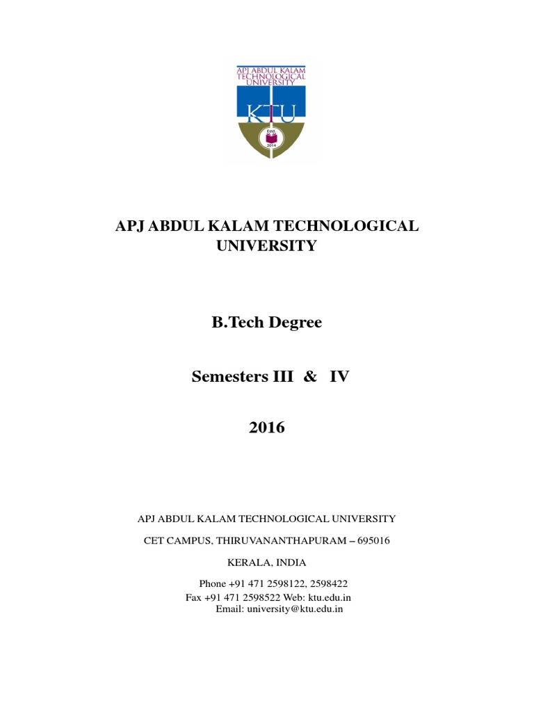 KTU BTech EEE 2016scheme S3S4KTUSyllabus | PDF | Amplifier | Operational Amplifier