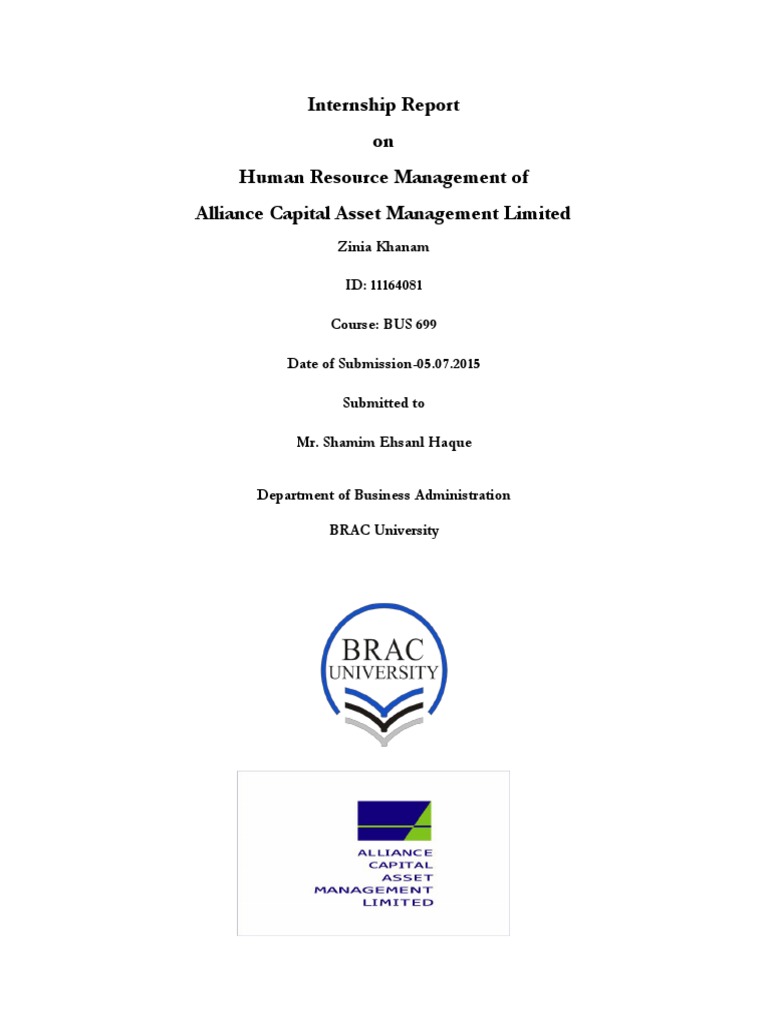 Internship Assessment Report PDF