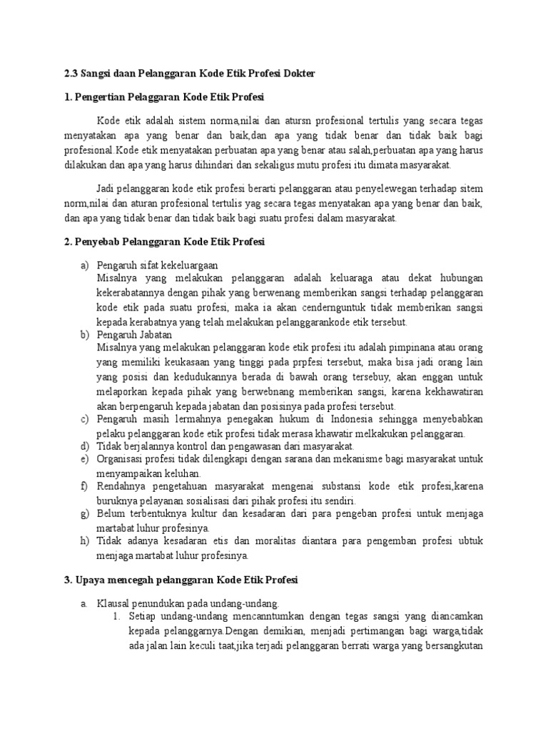 Kodeki Kedokteran | PDF