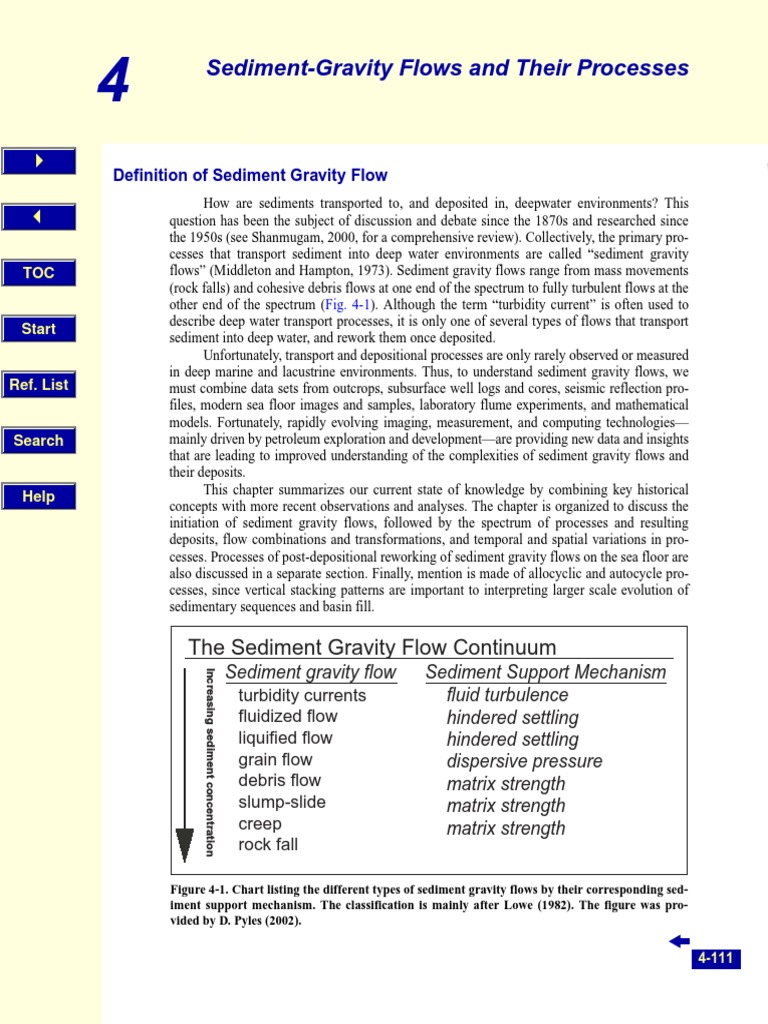 Sediment Gravity Flow | PDF | Sediment | Deposition (Geology)