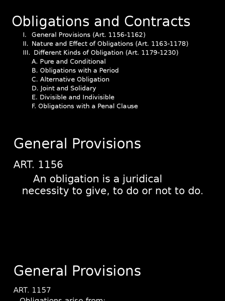 Obligations and Contracts | PDF | Negligence | Law Of Obligations