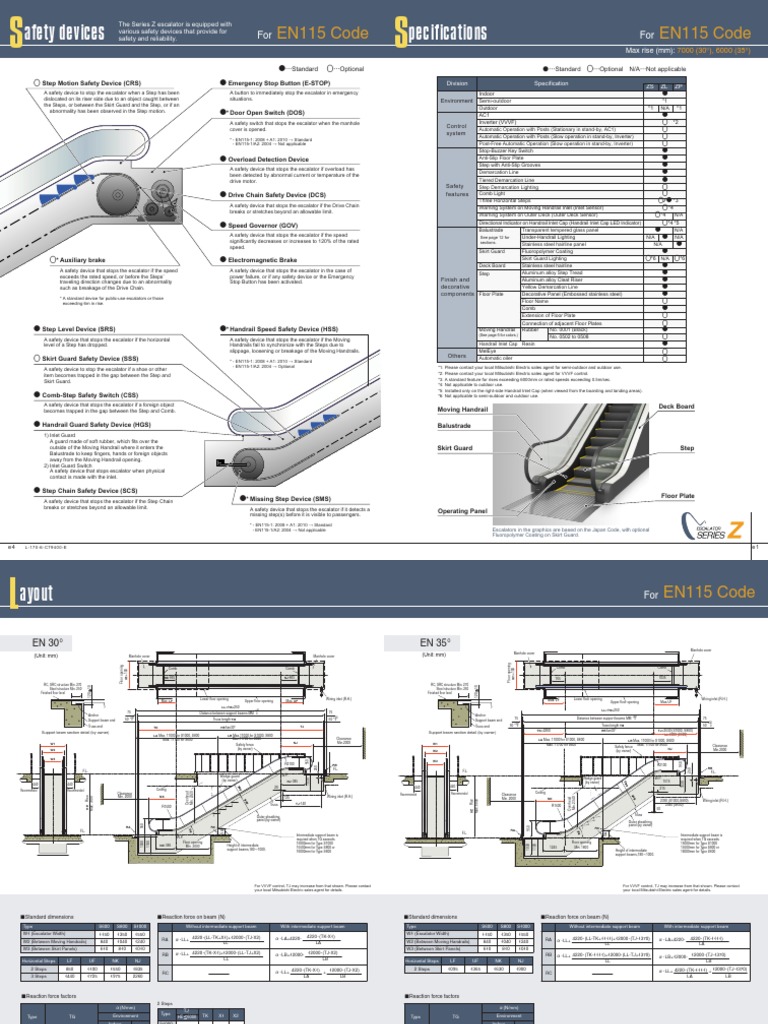 En115 7000 PDF | PDF | Escalator | Stairs