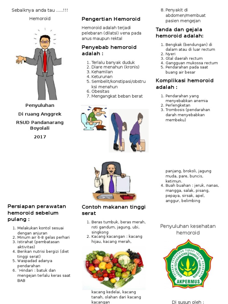 Leaflet Hemoroid | PDF