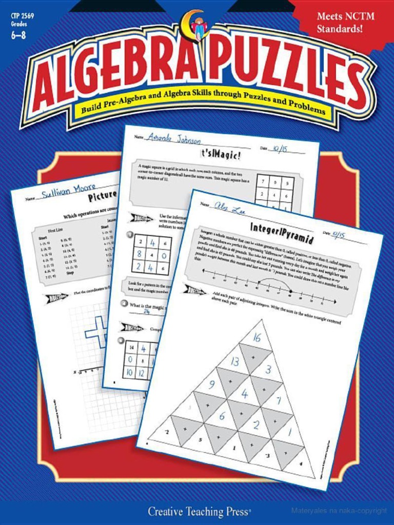 Algebra Puzzles | PDF