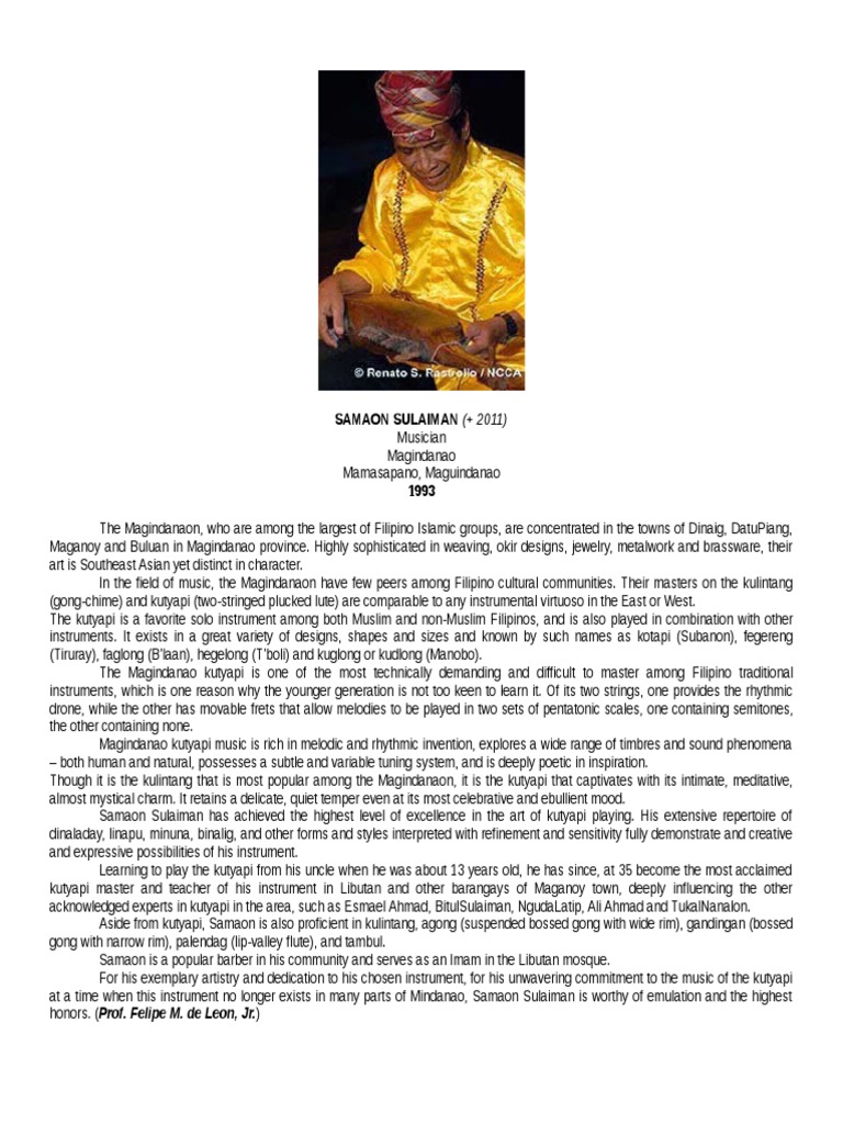 Samaon Sulaiman | PDF | Musical Instruments | Music Technology