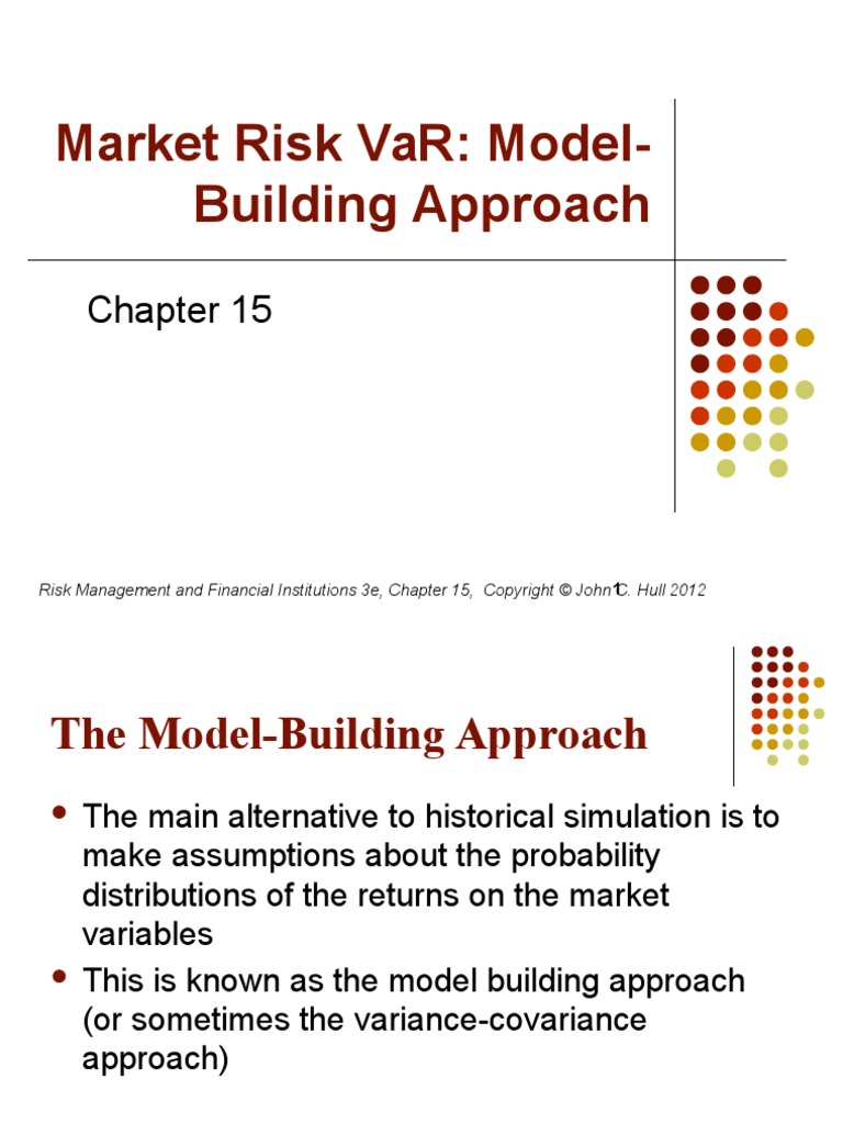 Market Risk Var: Model-Building Approach | PDF | Greeks (Finance ...