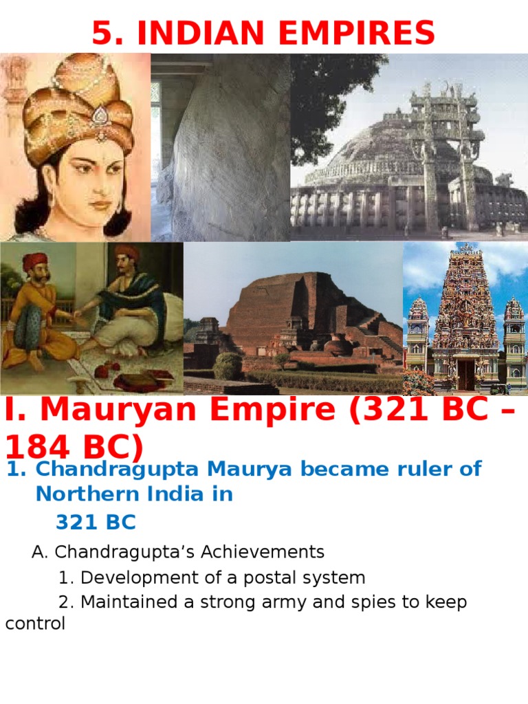 Mauryan & Gupta Empires of Ancient India | PDF