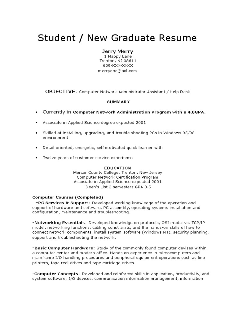 Computer Science Cv Pdf Computer Network Microsoft Windows