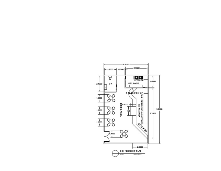 Coffee Shop Floor Plan | Download Free PDF | Food And Drink Preparation ...