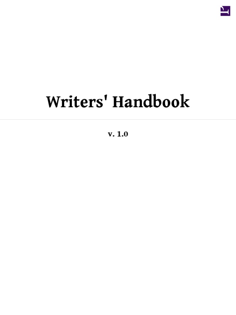 Writers Handbook | PDF | Verb | Adjective