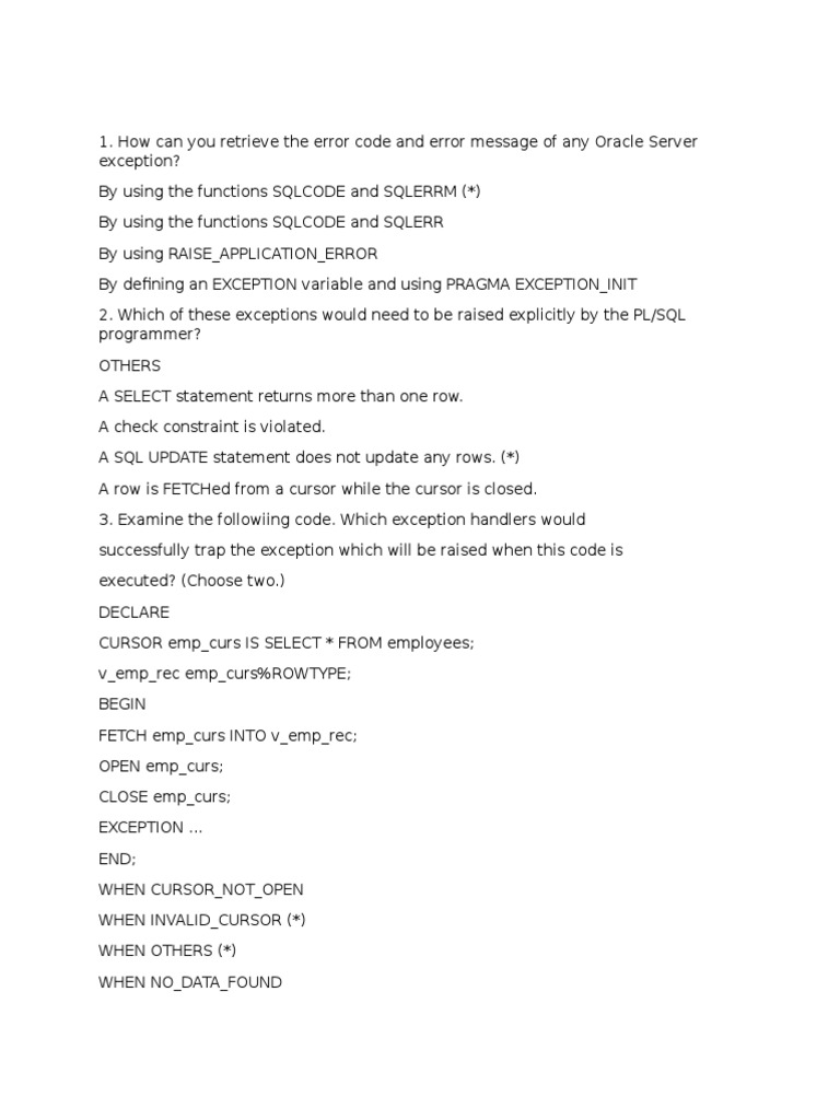 Final Semester 1 Plsql Pdf Plsql Parameter Computer Programming 9904
