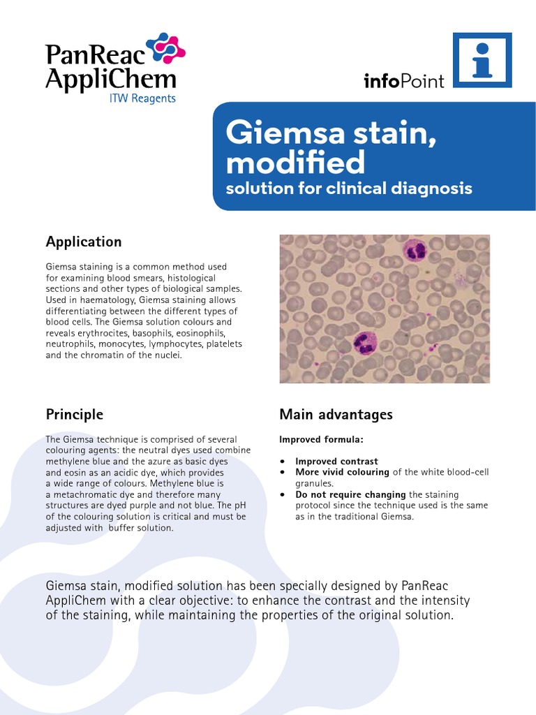IP-014 Giemsa Stain en | PDF | Staining | Cytopathology